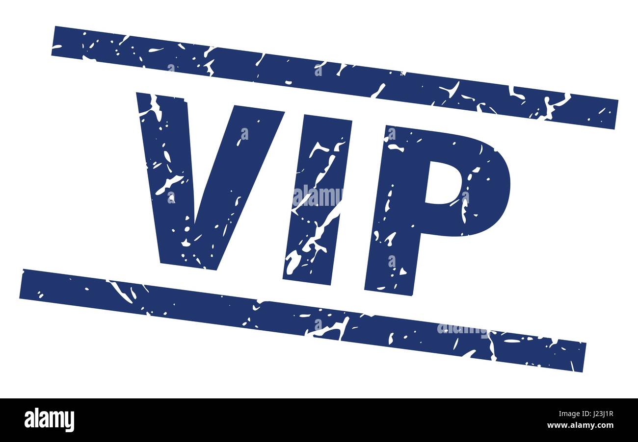 square grunge blue vip stamp Stock Vector Image & Art - Alamy