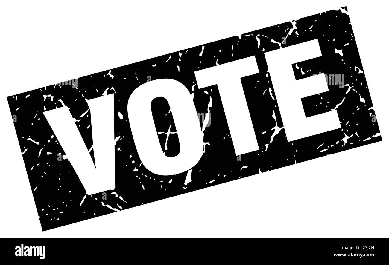 square grunge black vote stamp Stock Vector Image & Art - Alamy
