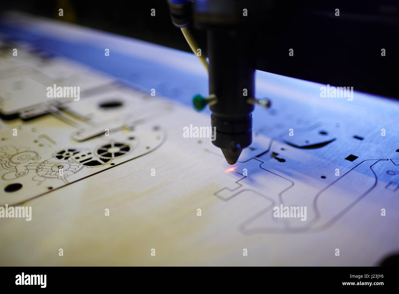 Laser cutter engraving details hi-res stock photography and images - Alamy