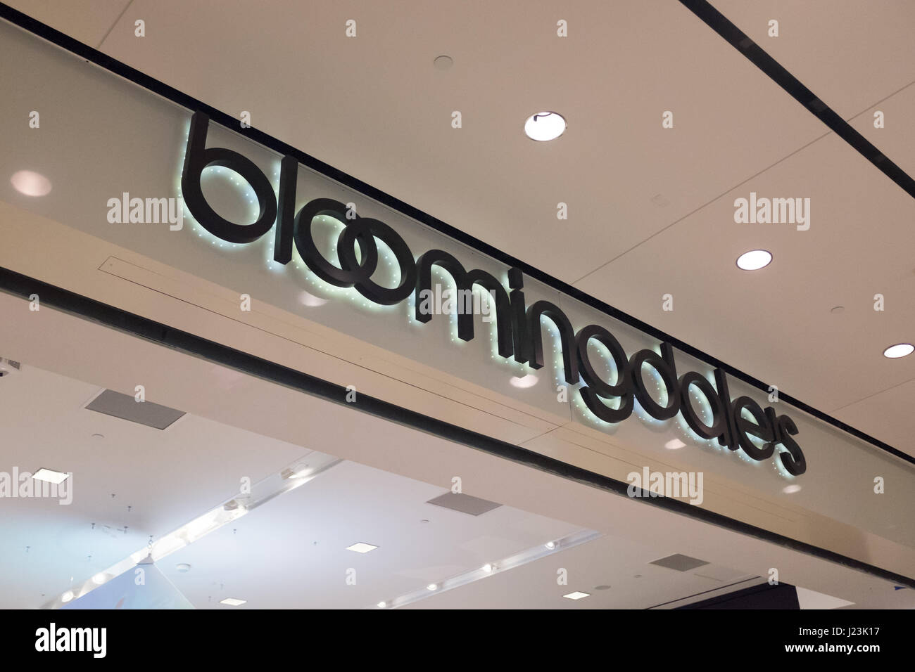 Exterior signage of a Bloomingdales department store Stock Photo - Alamy