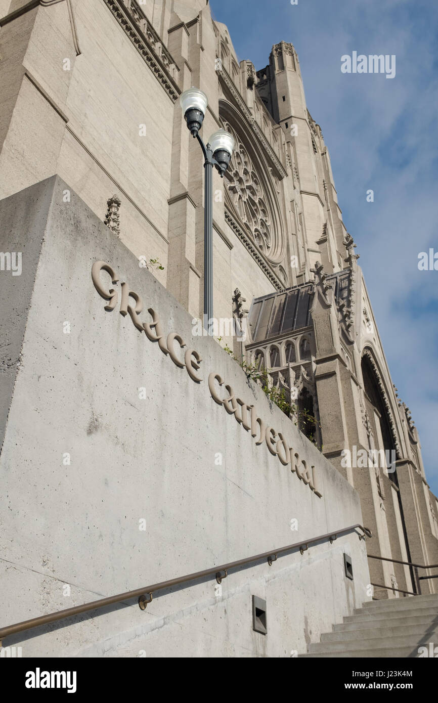 Grace cathedral san francisco hi-res stock photography and images - Alamy