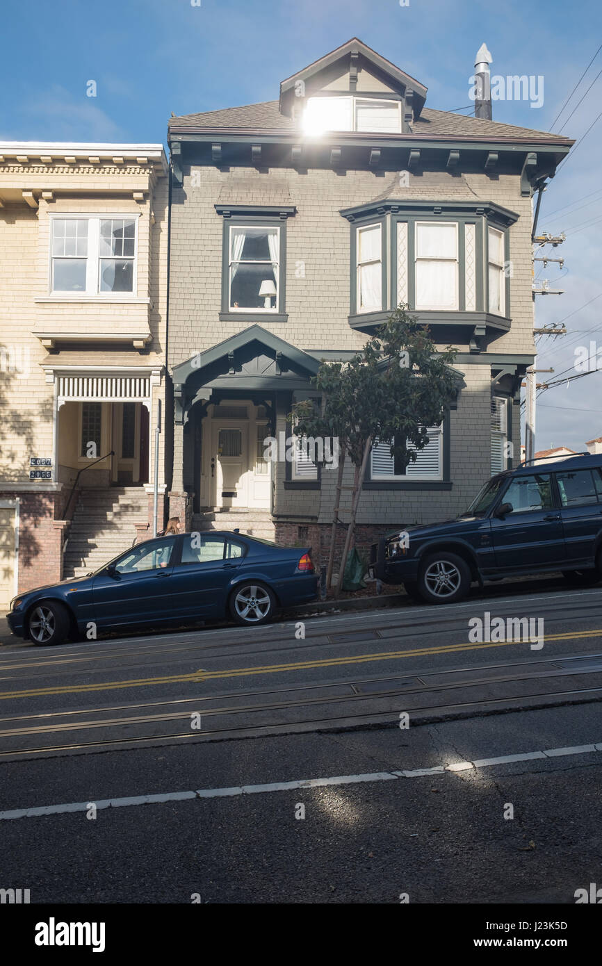 San Francisco streetscene, California Stock Photo - Alamy