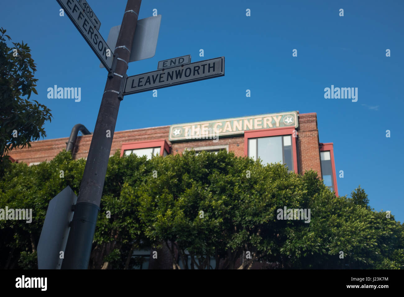 The Cannery sign, Monterey Stock Photo - Alamy