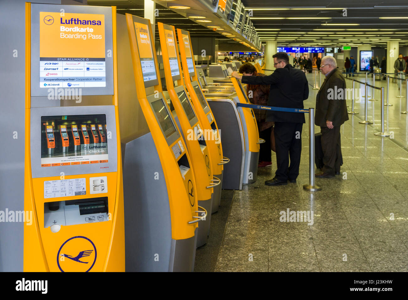 Check in airport woman hi-res stock photography and images - Alamy
