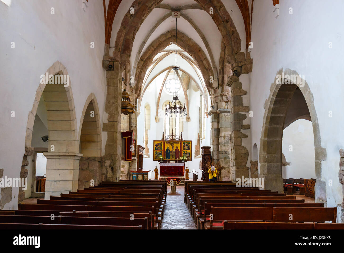 PREJMER, ROMANIA, JULY 18, 2014: The Prejmer fortified church near ...