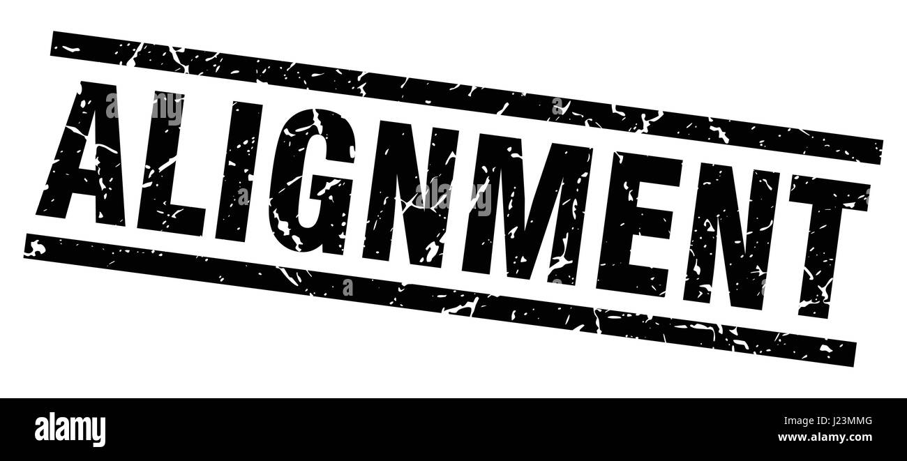 square grunge black alignment stamp Stock Vector Image & Art - Alamy