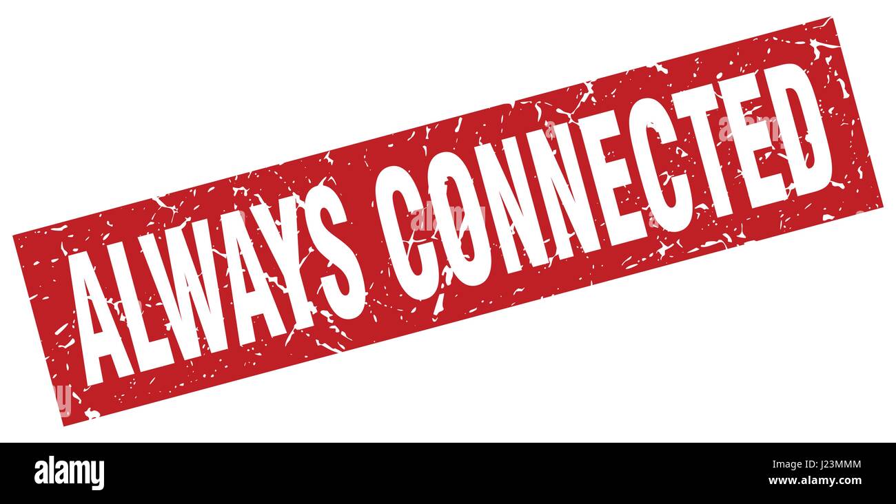 Always connected Cut Out Stock Images & Pictures - Alamy
