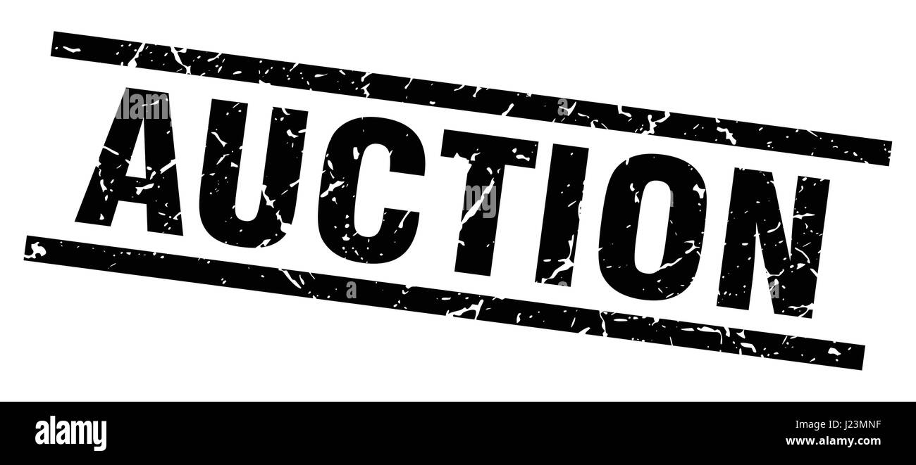 Auction stamp Black and White Stock Photos & Images - Alamy