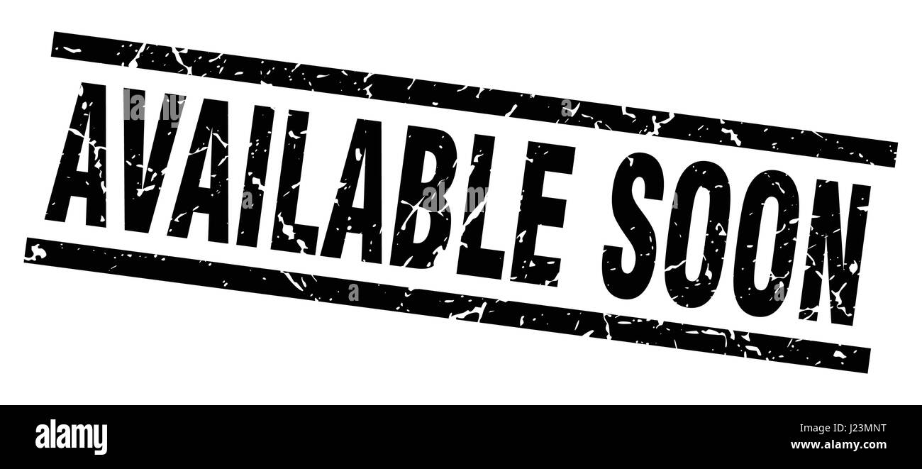 Available soon template hi-res stock photography and images - Alamy