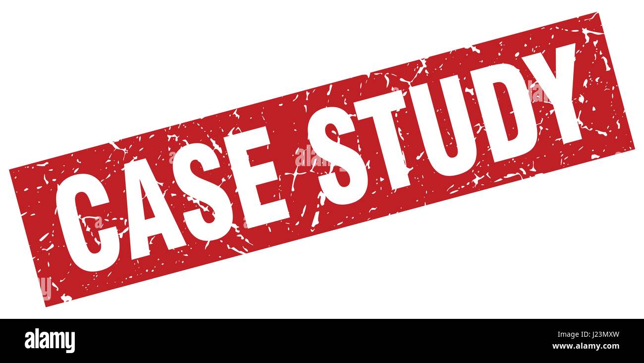 square grunge red case study stamp Stock Vector Image & Art - Alamy