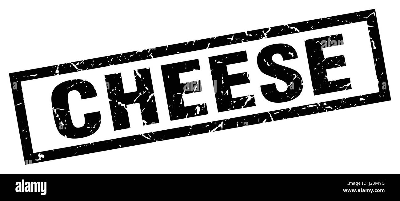 square grunge black cheese stamp Stock Vector Image & Art - Alamy