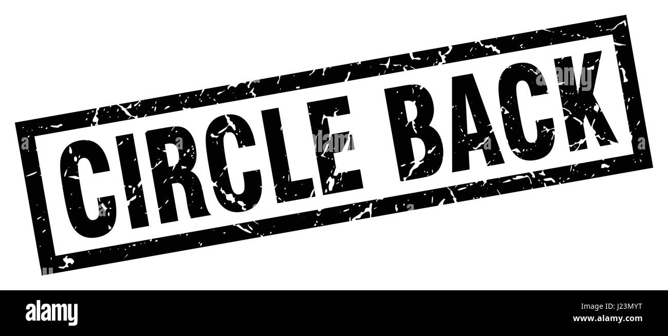 square grunge black circle back stamp Stock Vector Image & Art - Alamy
