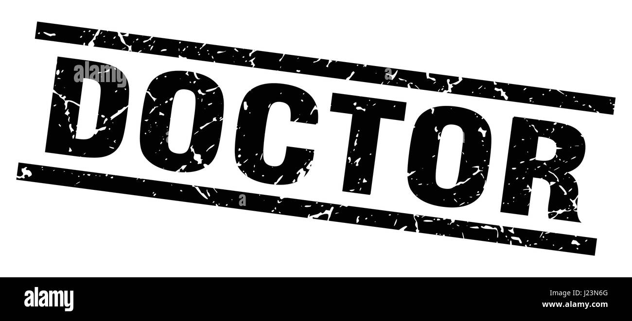 square grunge black doctor stamp Stock Vector Image & Art - Alamy