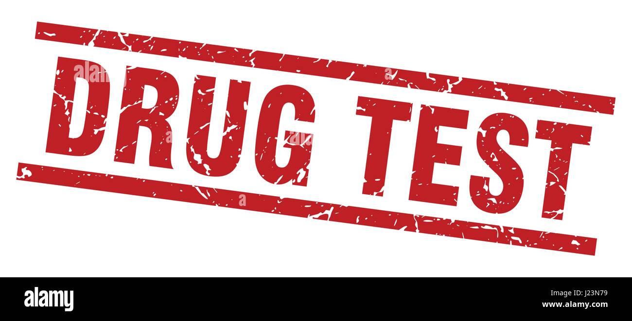 Drug test stamp Stock Vector Images - Alamy