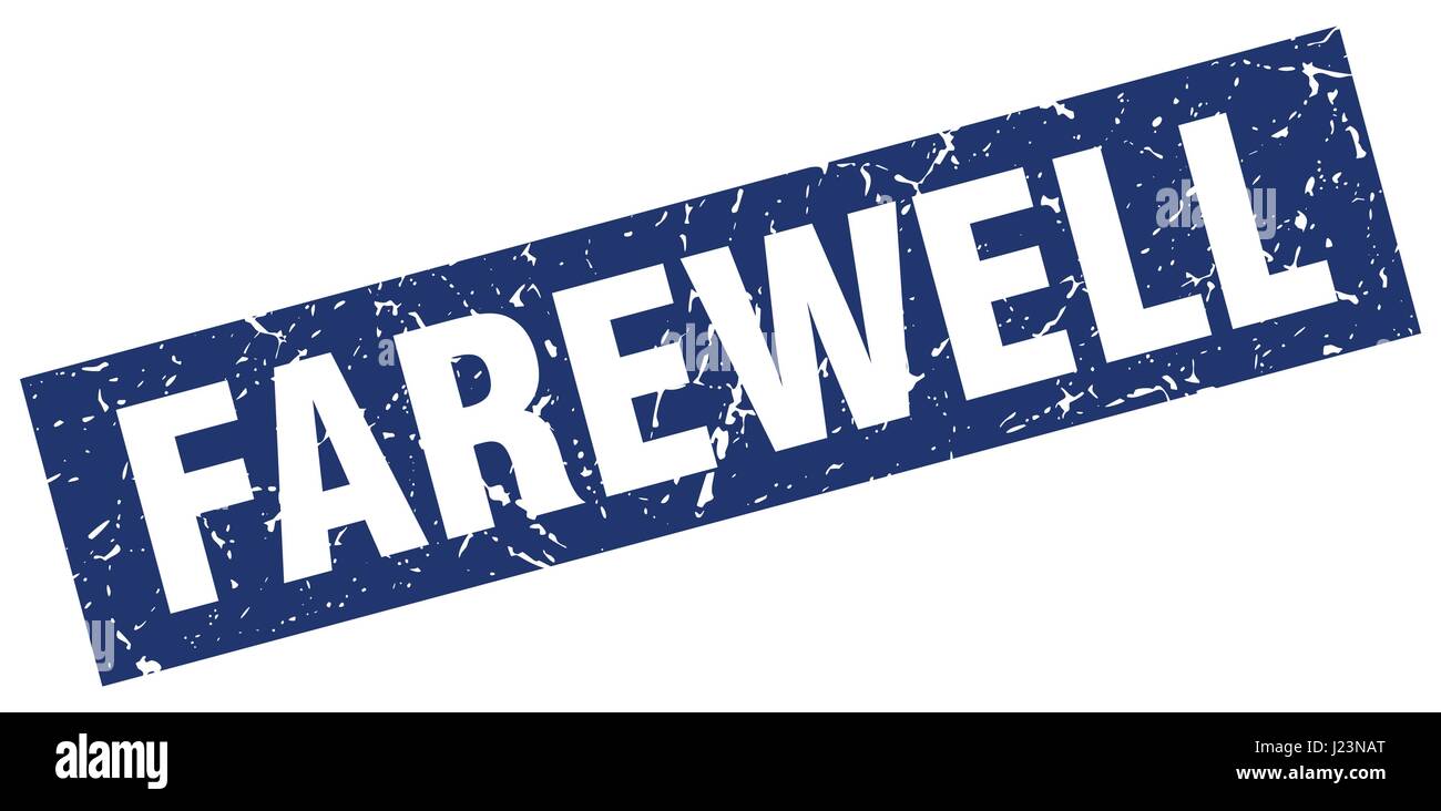 Farewell square Cut Out Stock Images & Pictures - Alamy