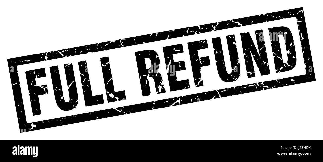 Full refund seal hi-res stock photography and images - Alamy