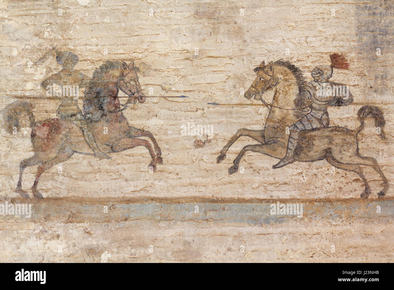 Fighting Knights (XIX century) - Tomb of Romulus (Maxentius' son ...