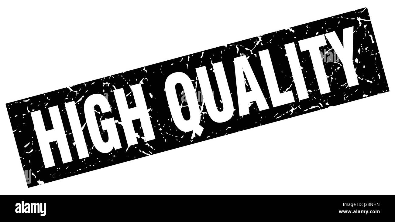 square grunge black high quality stamp Stock Vector Image & Art - Alamy