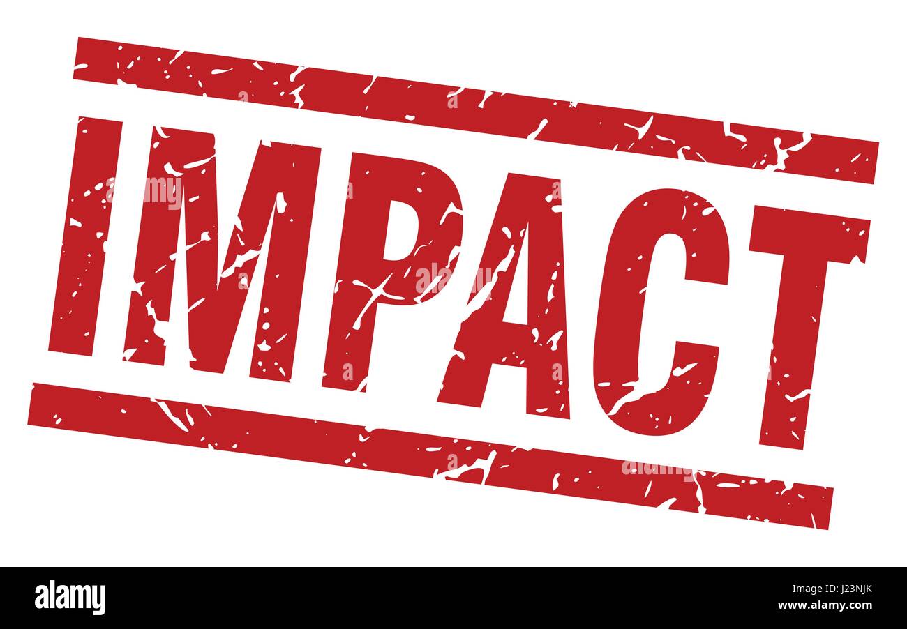 square grunge red impact stamp Stock Vector Image & Art - Alamy