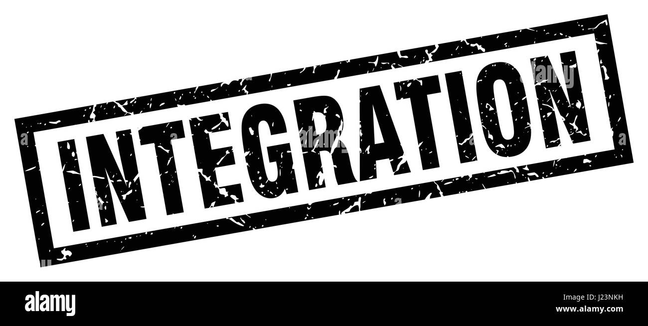 square grunge black integration stamp Stock Vector Image & Art - Alamy