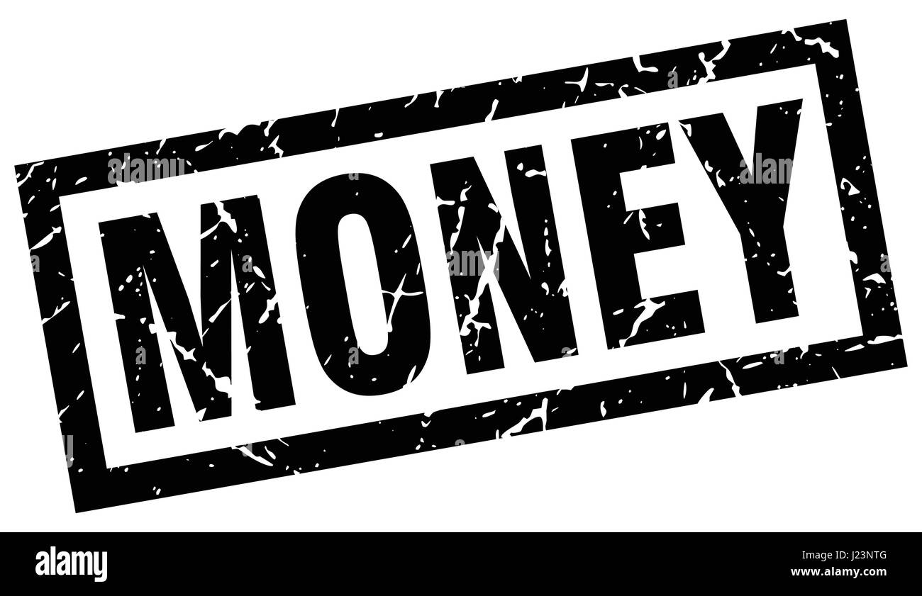 square grunge black money stamp Stock Vector Image & Art - Alamy