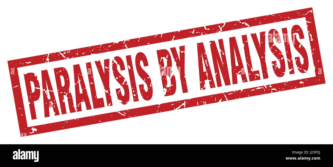 Paralysis by analysis Stock Vector Images - Alamy