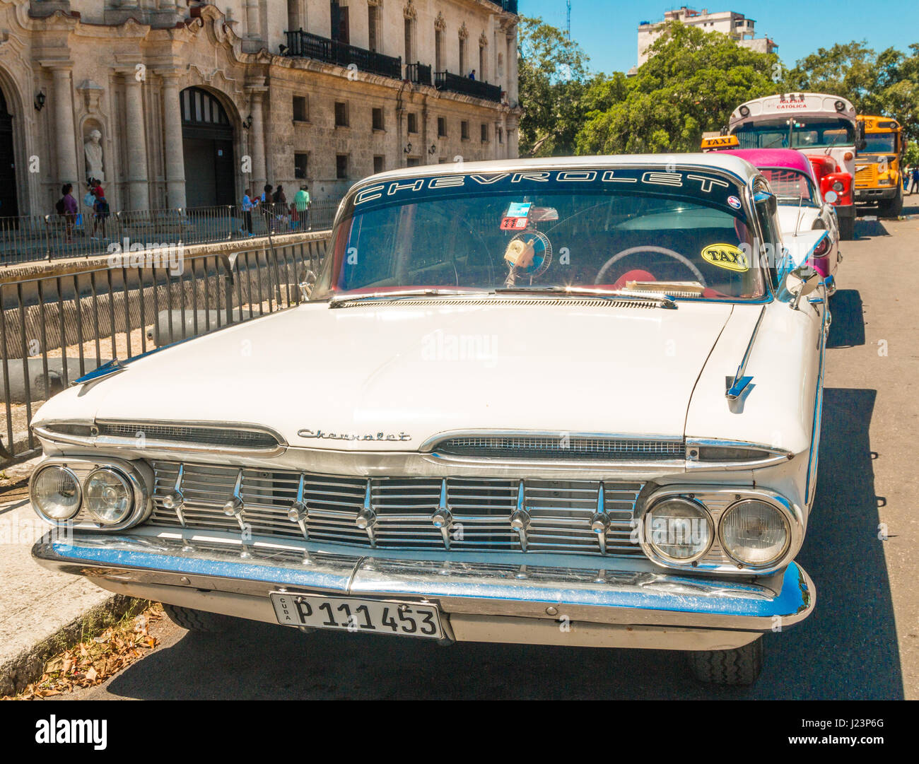 Old Chevrolet Impala, Havana, Cuba Stock Photo - Alamy