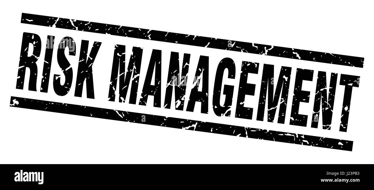 square grunge black risk management stamp Stock Vector Image & Art - Alamy