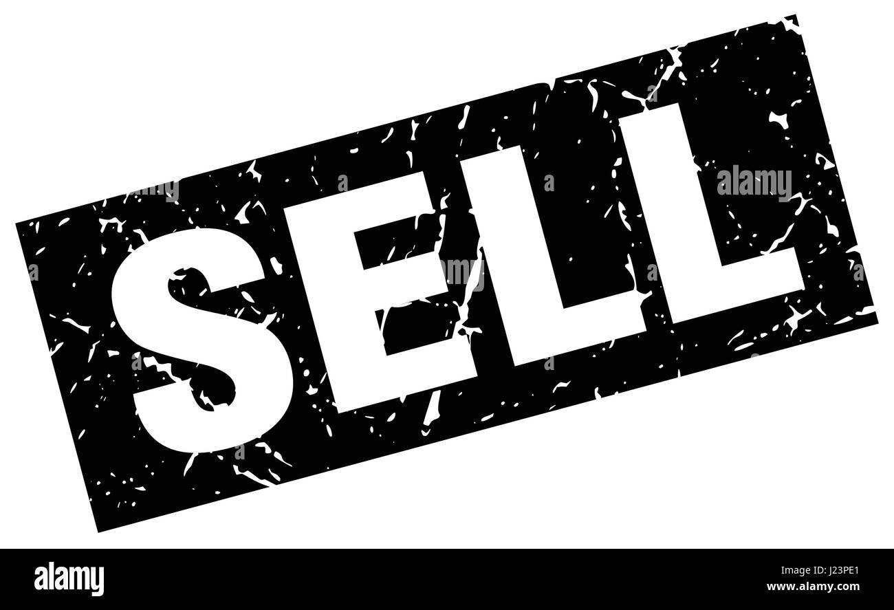 square grunge black sell stamp Stock Vector Image & Art - Alamy