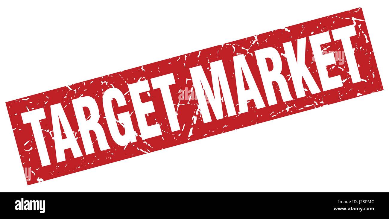 Target market square stamp hi-res stock photography and images - Alamy