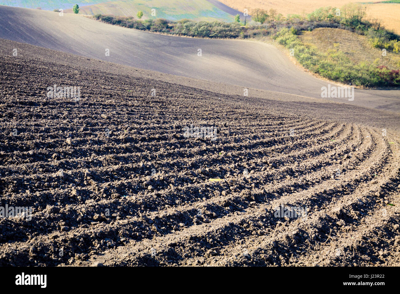 Newly ploughed fields hi-res stock photography and images - Alamy