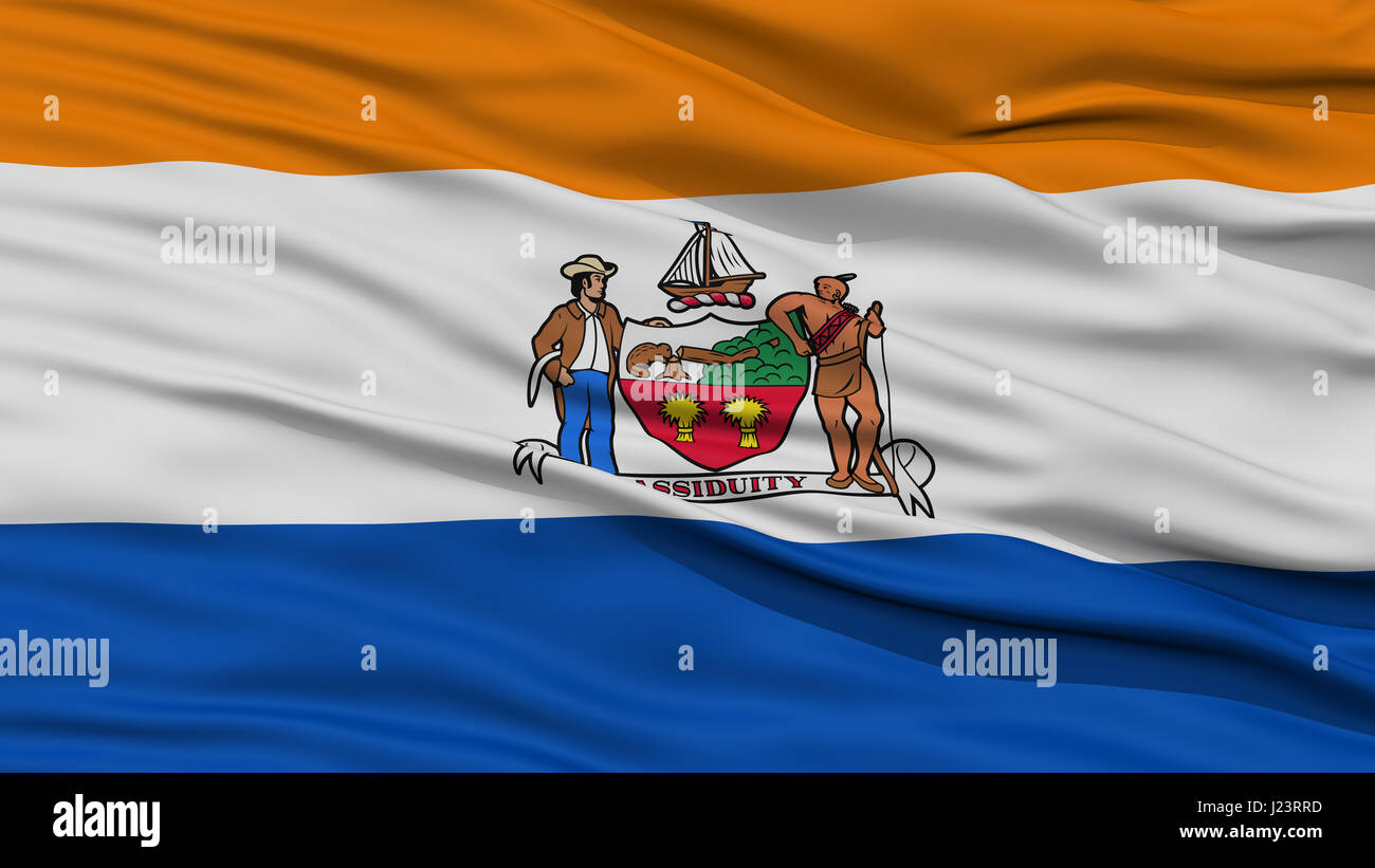 3d flag albany new york hi-res stock photography and images - Alamy