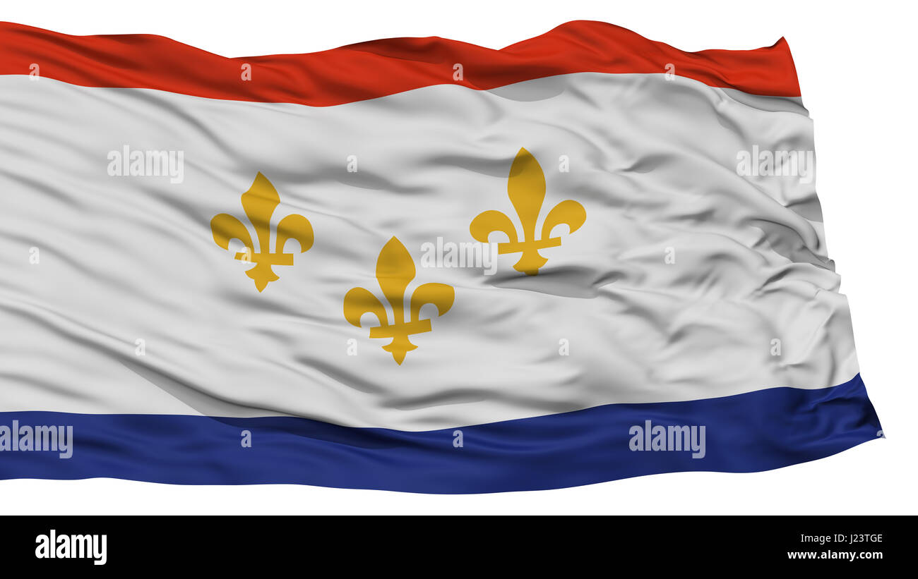 Louisiana flag waving national 3d hi-res stock photography and images ...