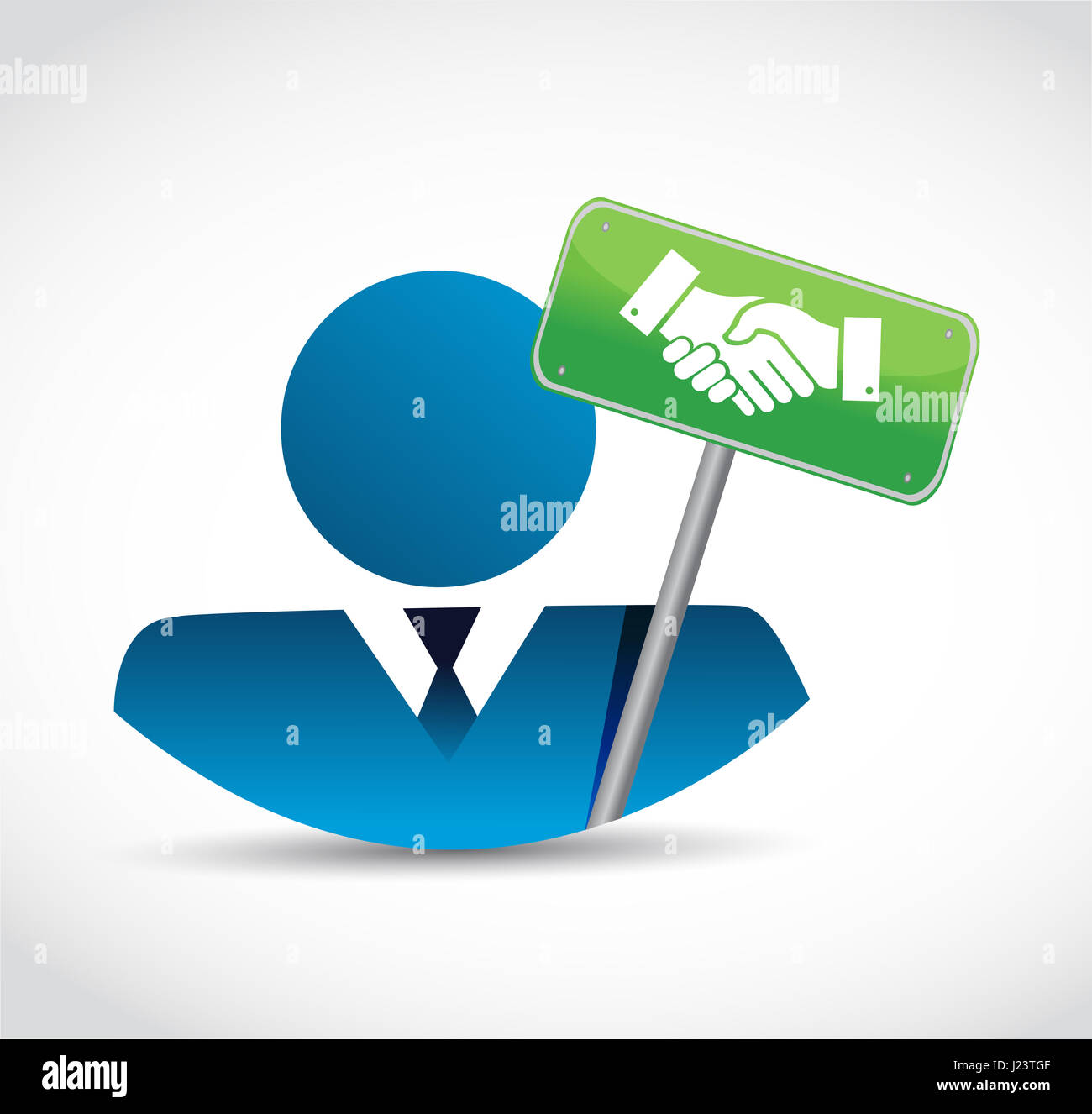 business agreement handshake concept sign illustration design isolated ...