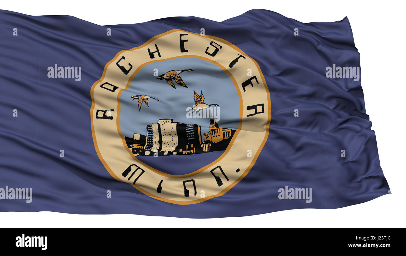 Isolated rochester city flag hi-res stock photography and images - Alamy
