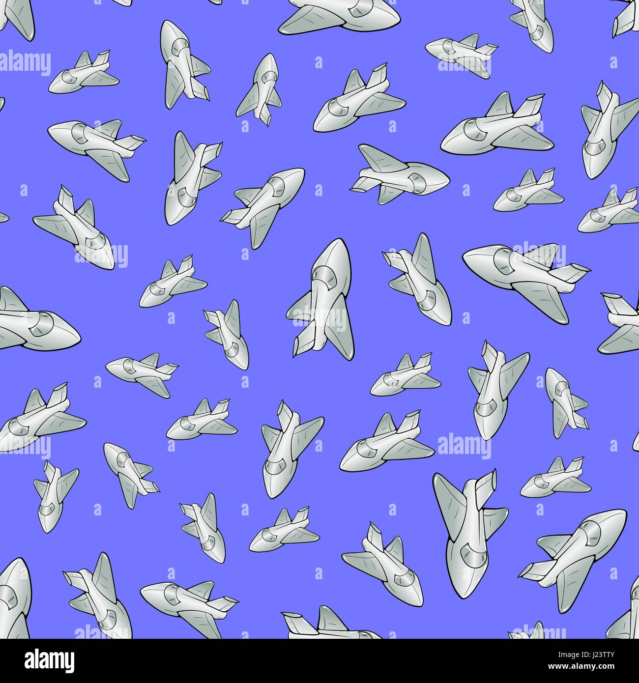 Seamless Aircraft Blue Background Stock Vector Image & Art - Alamy