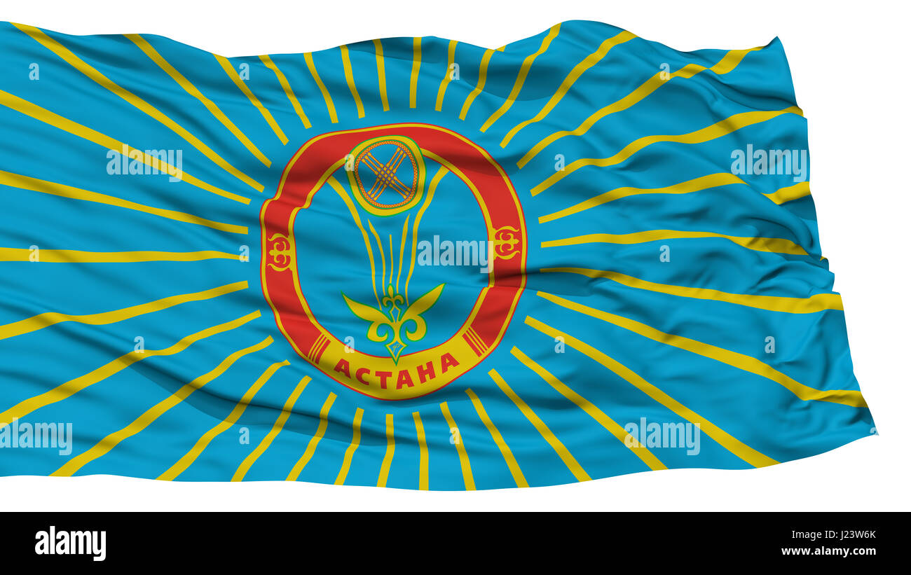 Kazakhstan flags city hi-res stock photography and images - Alamy