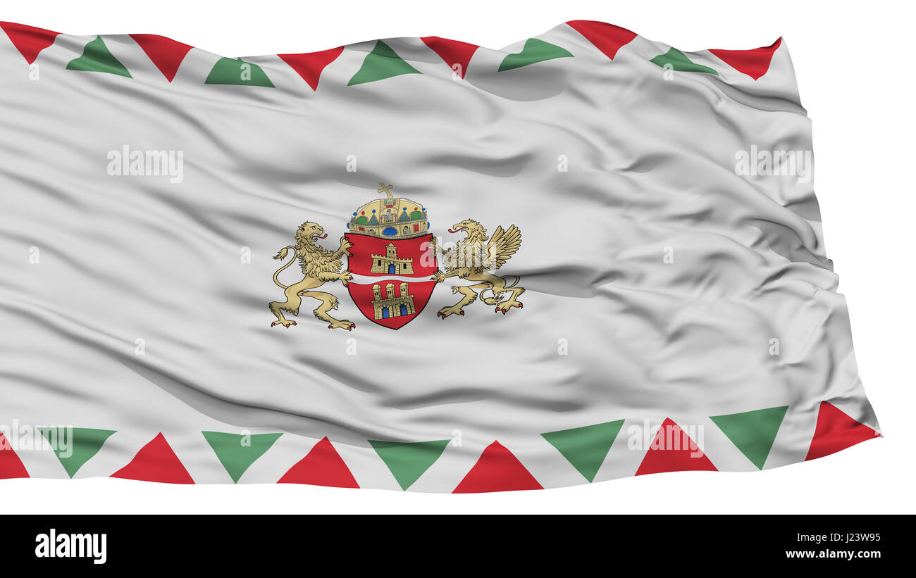 Isolated Budapest City Flag Stock Photo - Alamy