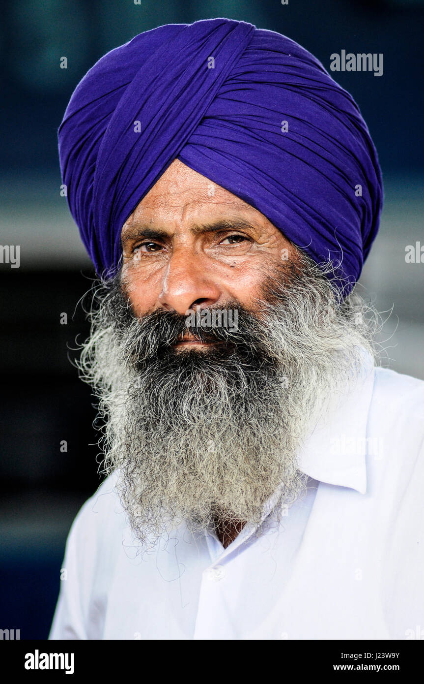 Indian Farmer White Turban In High Resolution Stock Photography and ...