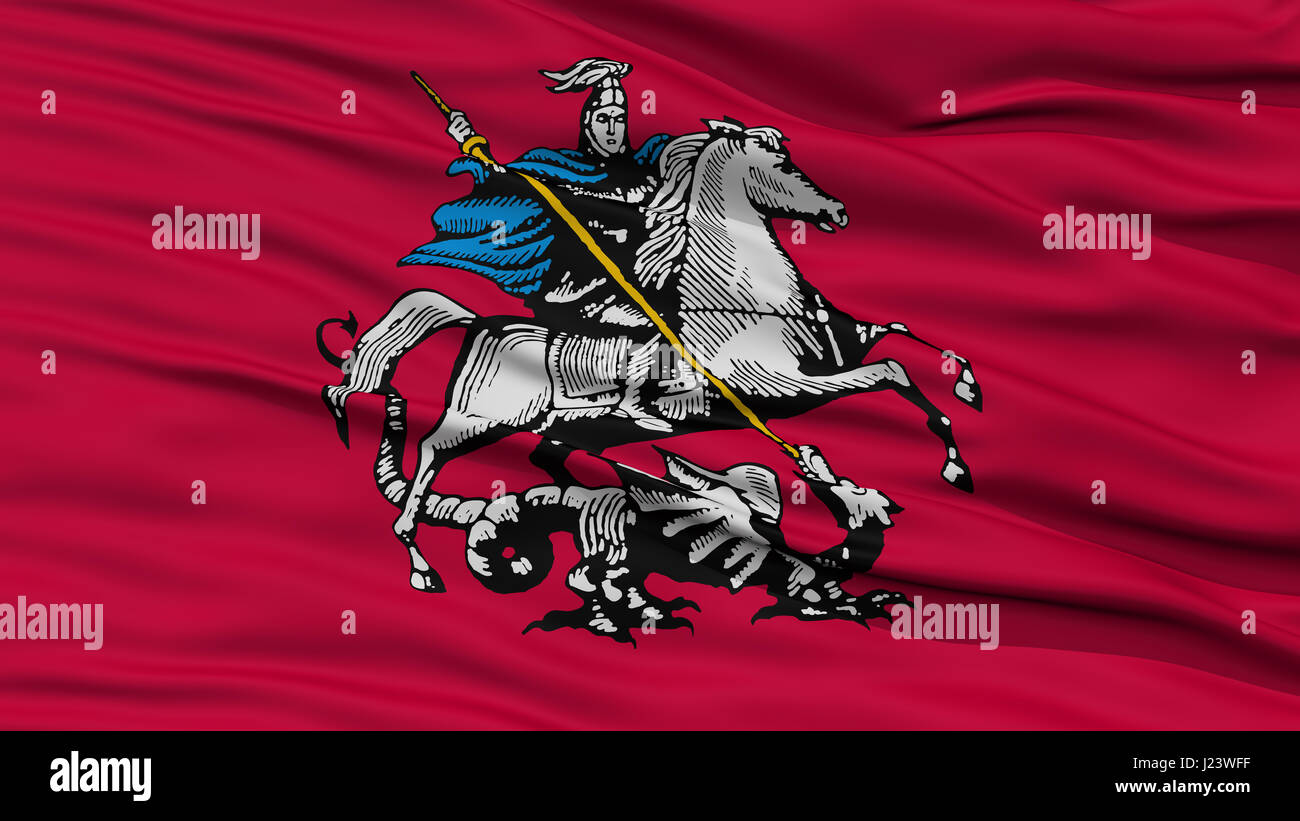 Moscow city flag hi-res stock photography and images - Alamy