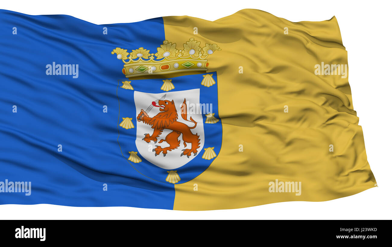 Isolated santiago city flag hi-res stock photography and images - Alamy