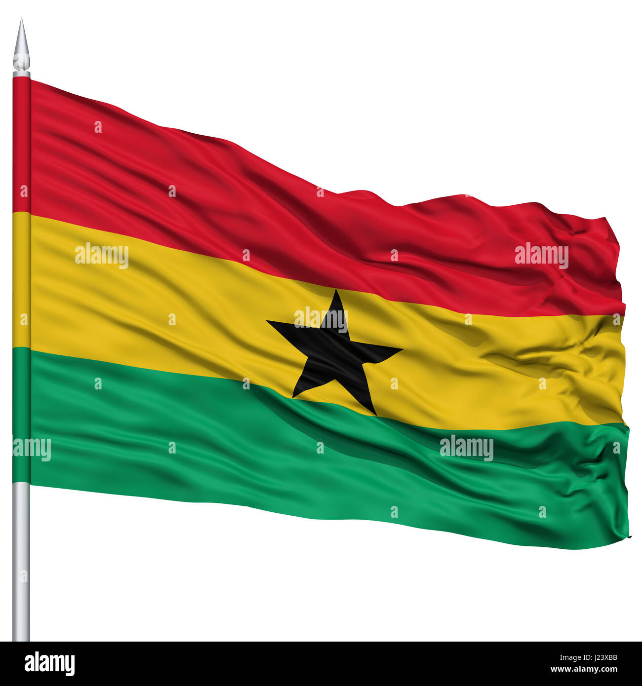 Ghana flag hi-res stock photography and images - Alamy