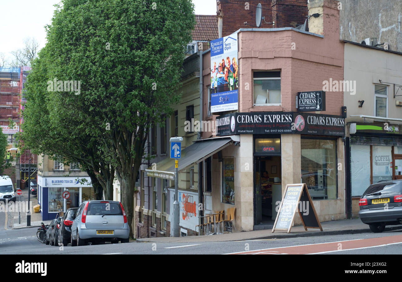 Cedars Express Lebanese Restaurant Bristol England UK Stock Photo - Alamy