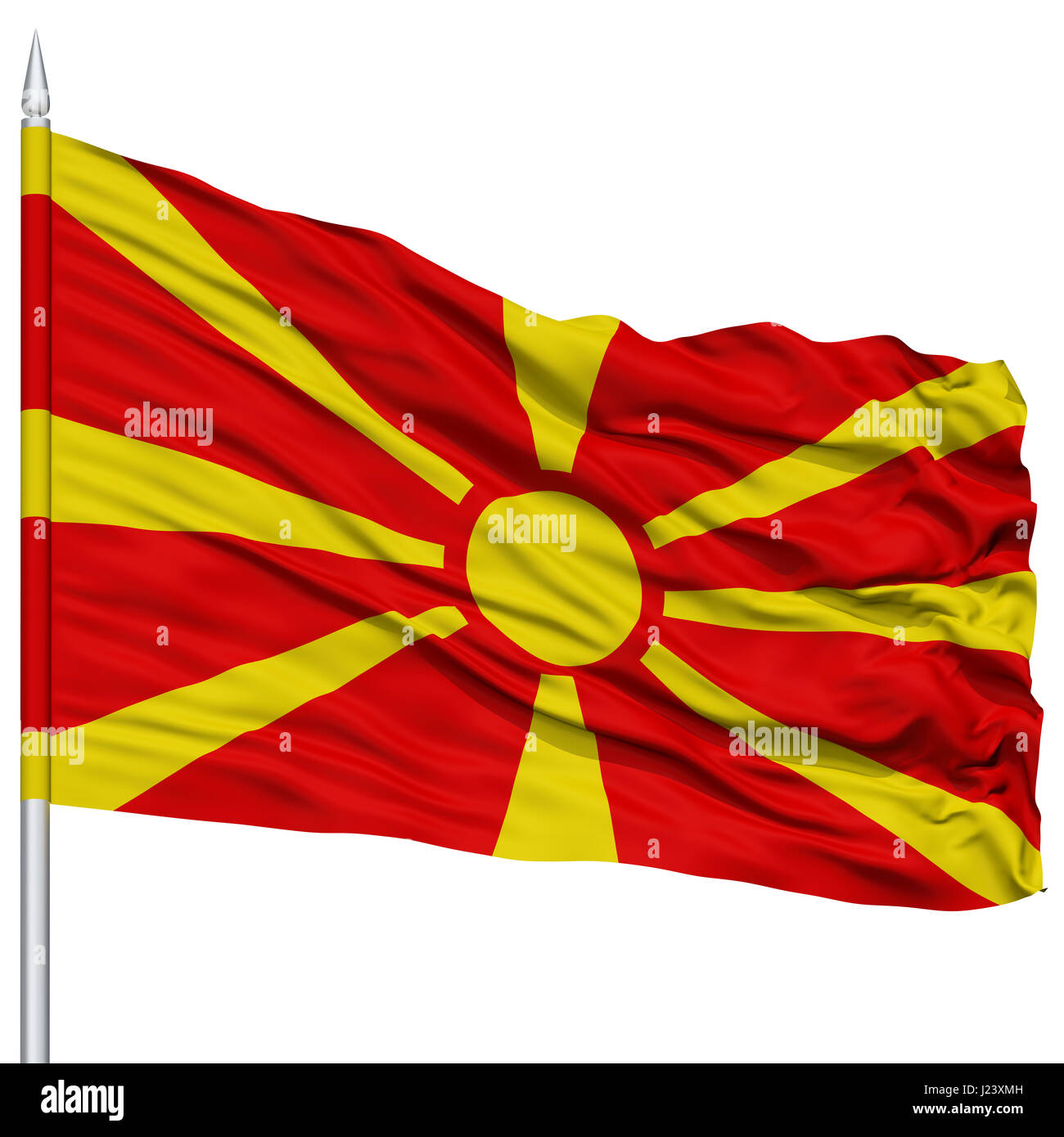 Flag of the macedonia hi-res stock photography and images - Alamy