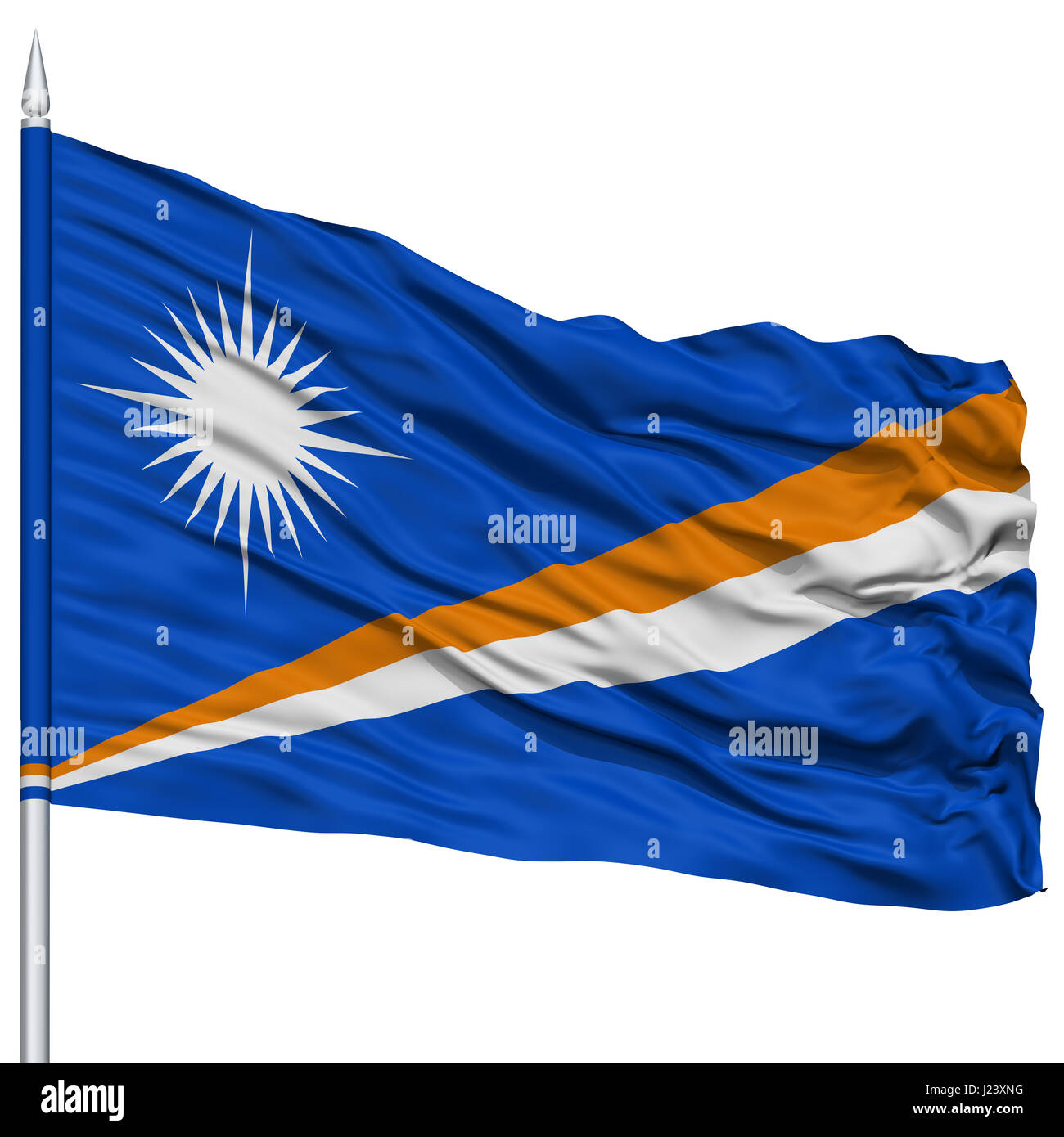 Marshall islands flag hd hi-res stock photography and images - Alamy