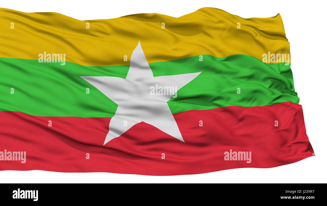 Wave myanmar flags hi-res stock photography and images - Alamy