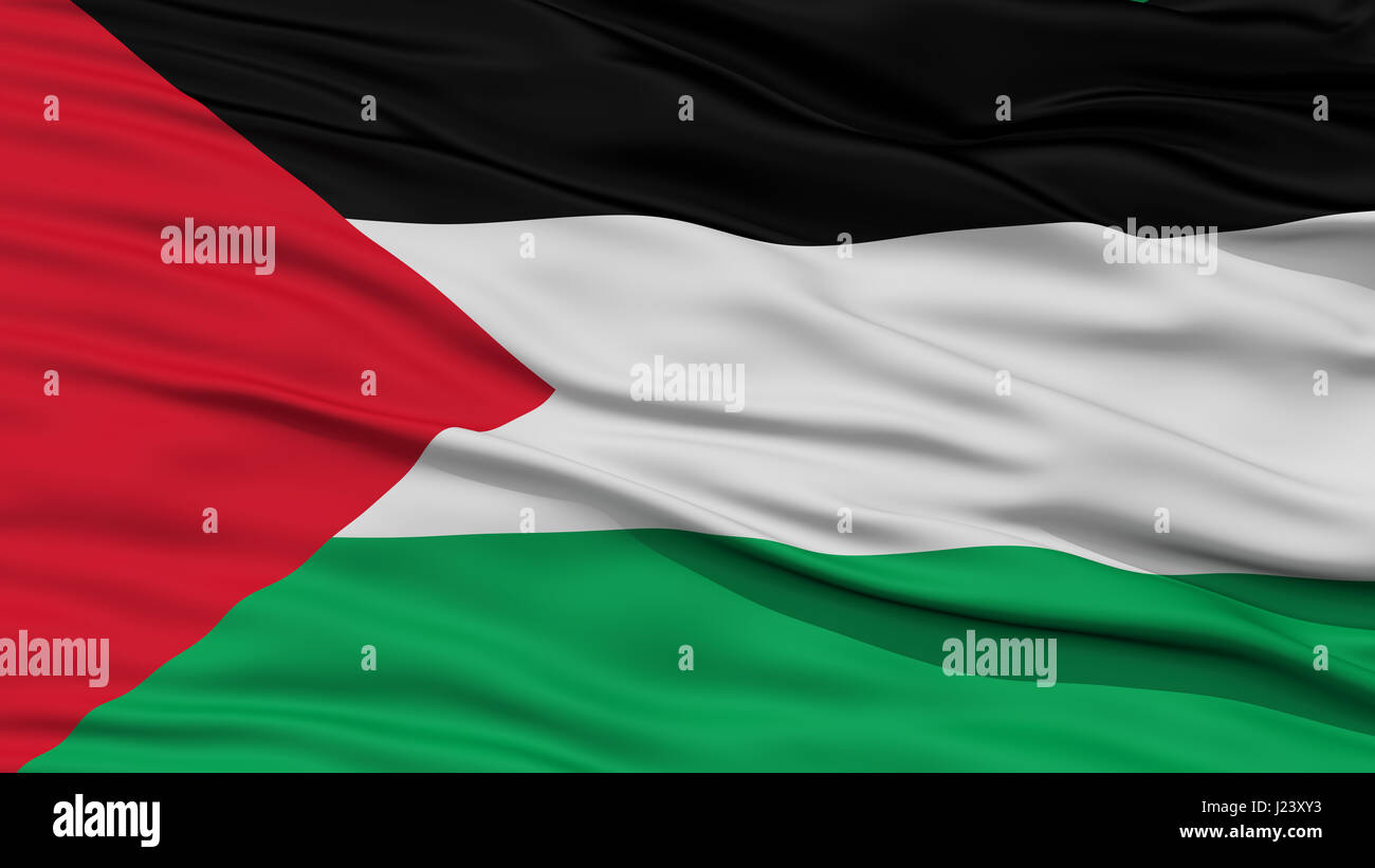 Closeup Palestine Flag Stock Photo - Alamy