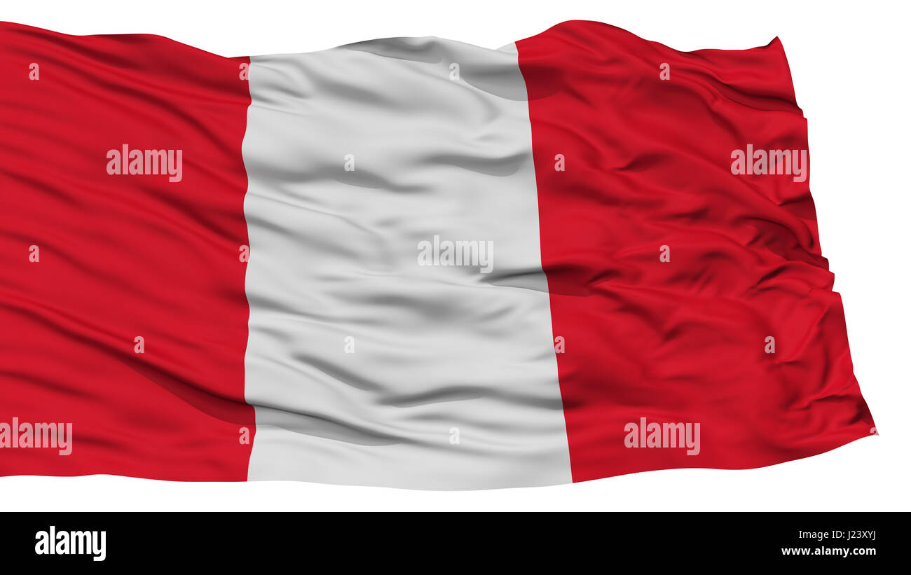Isolated Peru Flag Stock Photo - Alamy