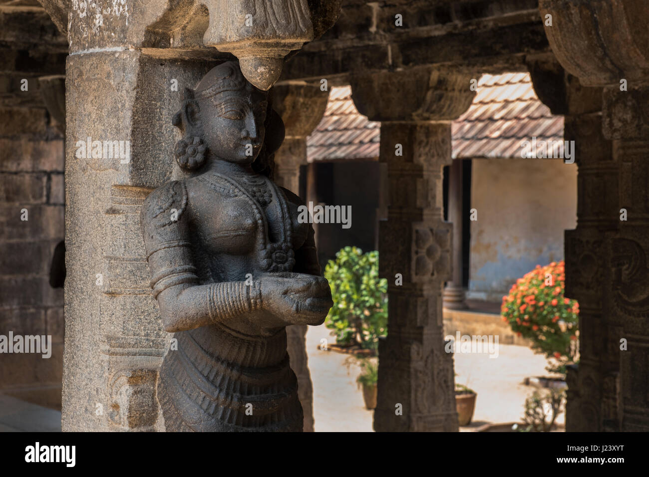 India, Kanyakumari District. Padmanabhapuram Palace, c. 1601 AD, the ...