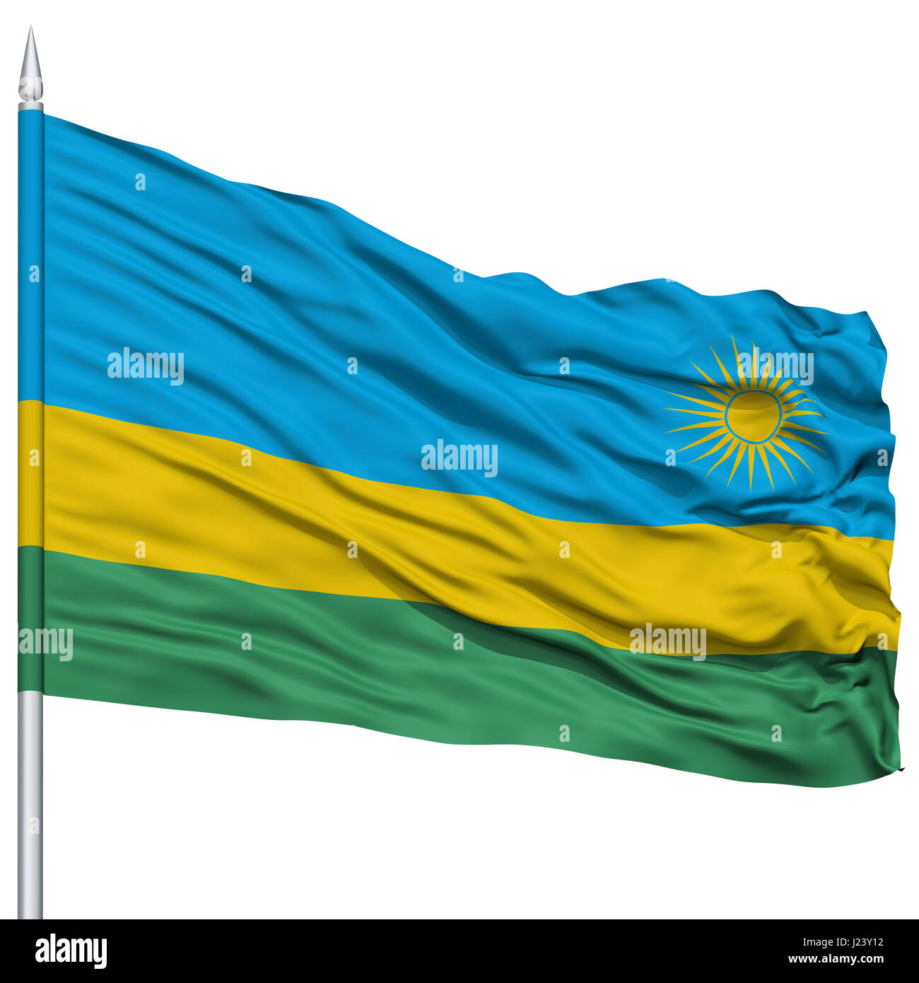 Rwanda flag hi-res stock photography and images - Alamy